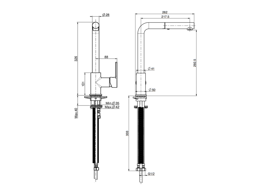 VÒI BẾP KACI KT-62EDCR